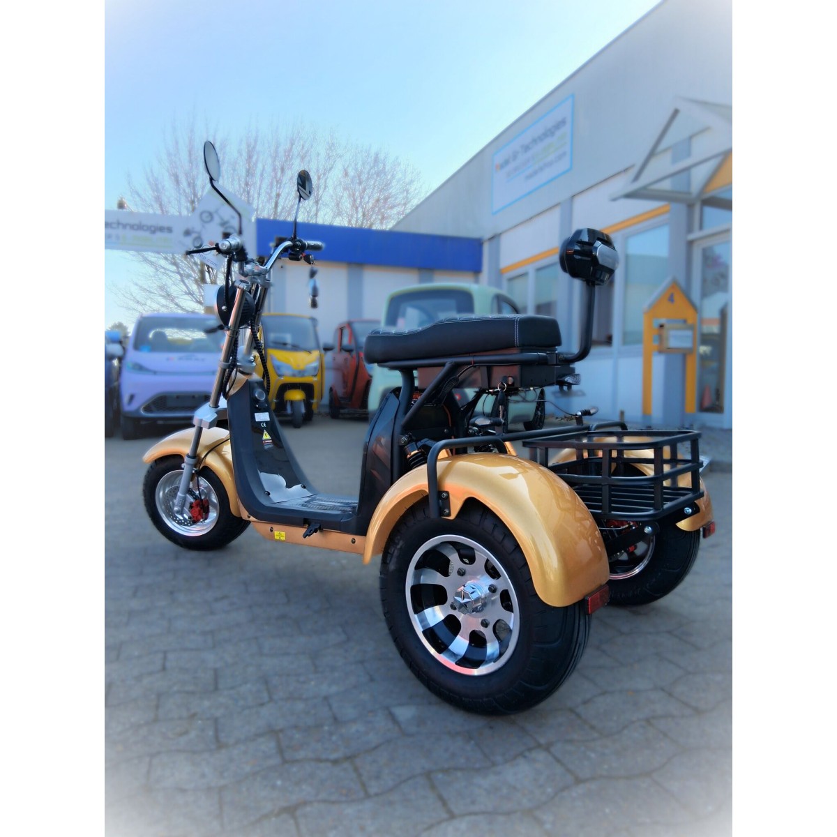 Madat CP-3 Elektroroller mit zwei sitz E Roller E Scooter Chopper ...
